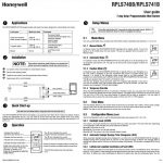 Honeywell RPLS740B 7-Day Solar Programmable Wall Switch User Manual